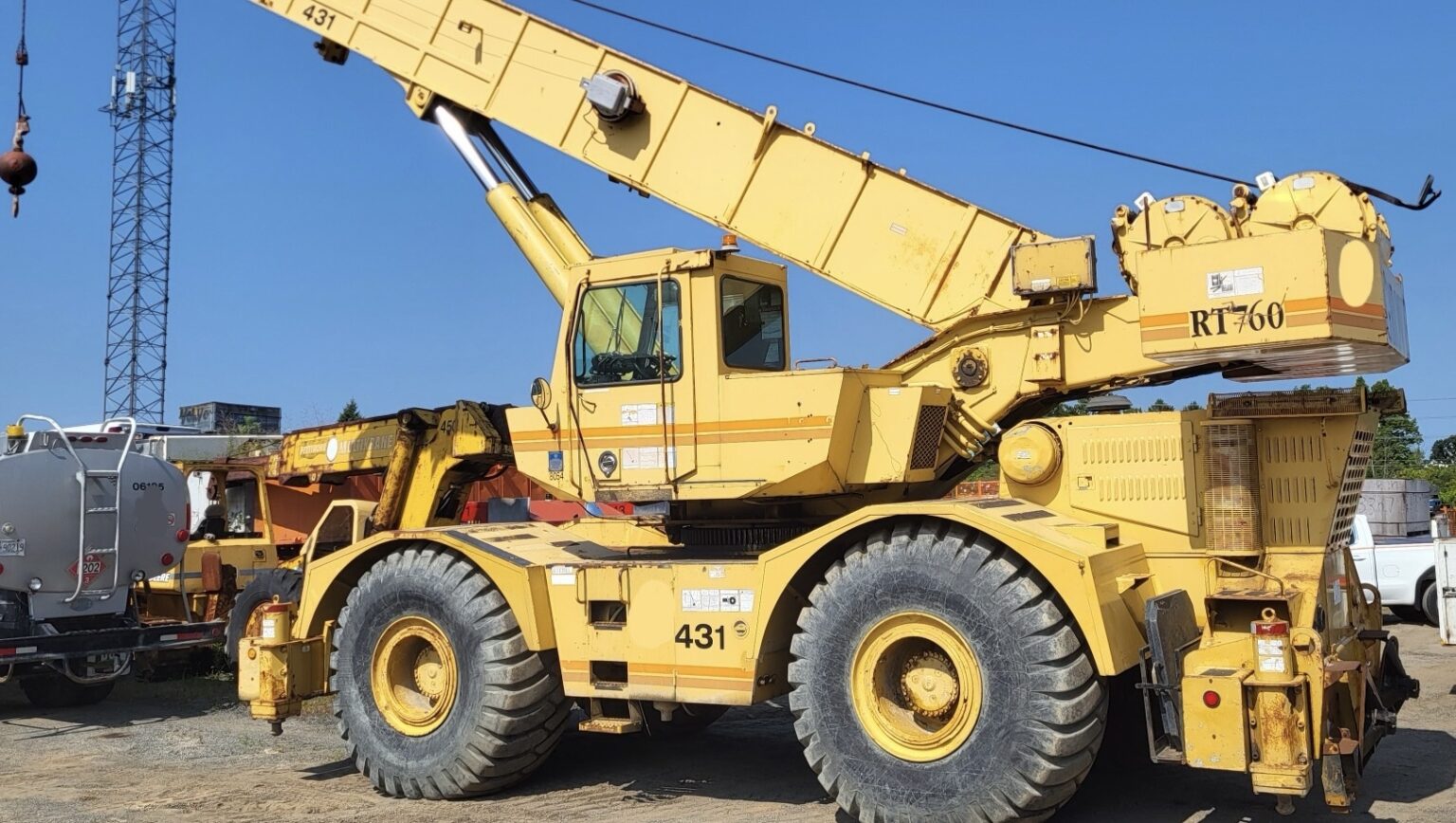 1996 Grove RT760 Rough Terrain Off Road 60 Ton Crane – Driven Equipment ...