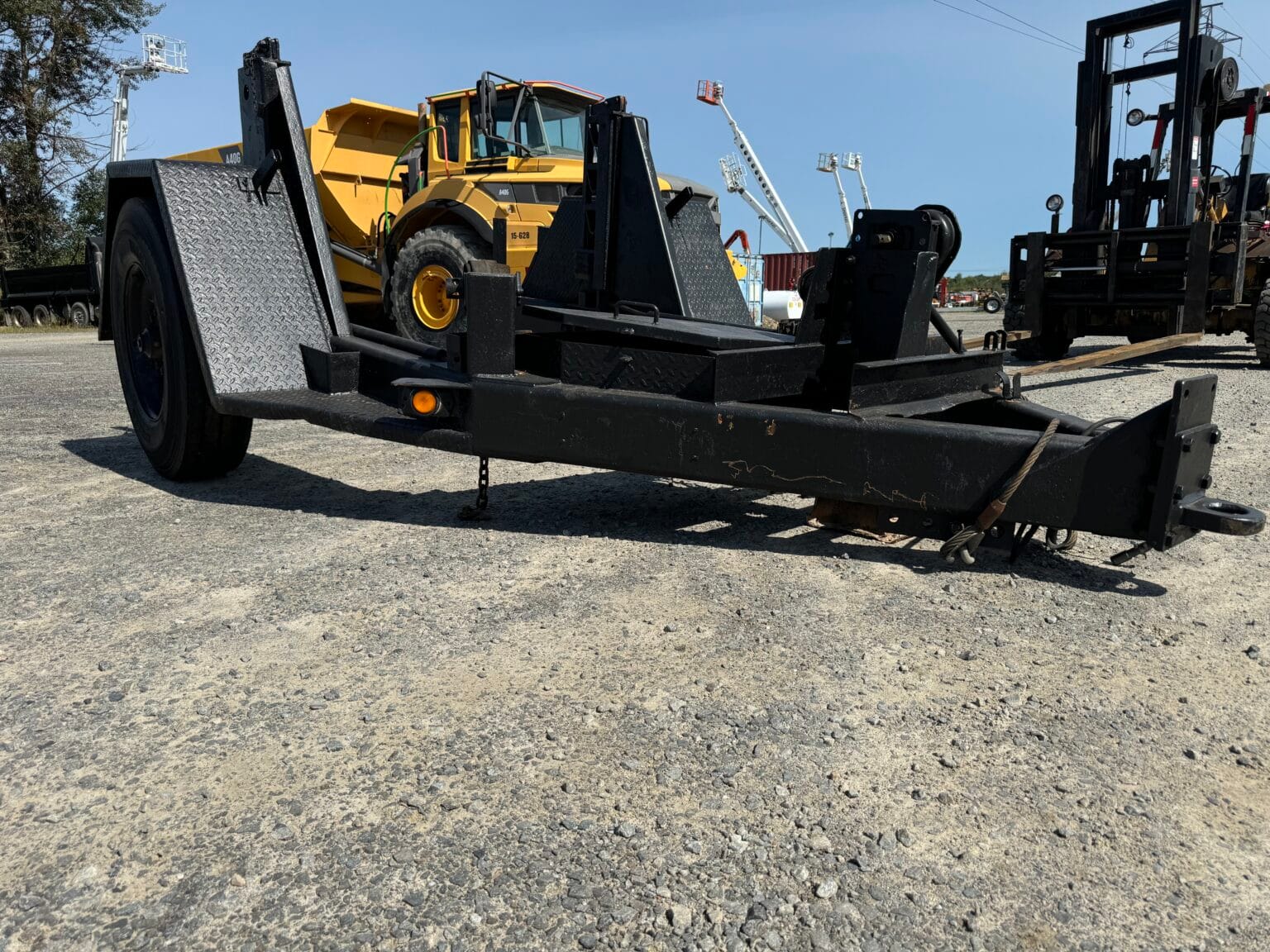 2000 JCTR Single Axle Reel Trailer – Driven Equipment Solutions Ltd.